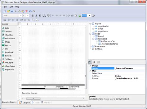 Fix The Scale Bar And Scale On Maps Printed In Web Mercator Vertigis Support