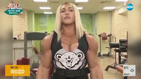 Руската шампионка по вдигане на тежести секси с мускули ВИДЕО Nova