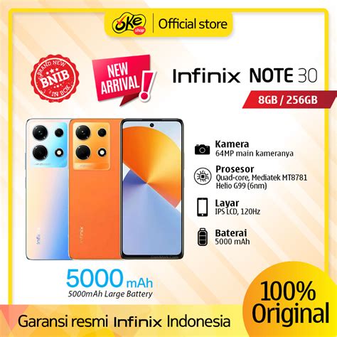 Jual Infinix Note Gb Garansi Resmi Shopee Indonesia