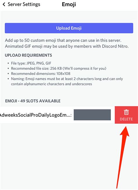 Discord How To Remove Custom Emojis From A Server On Mobile