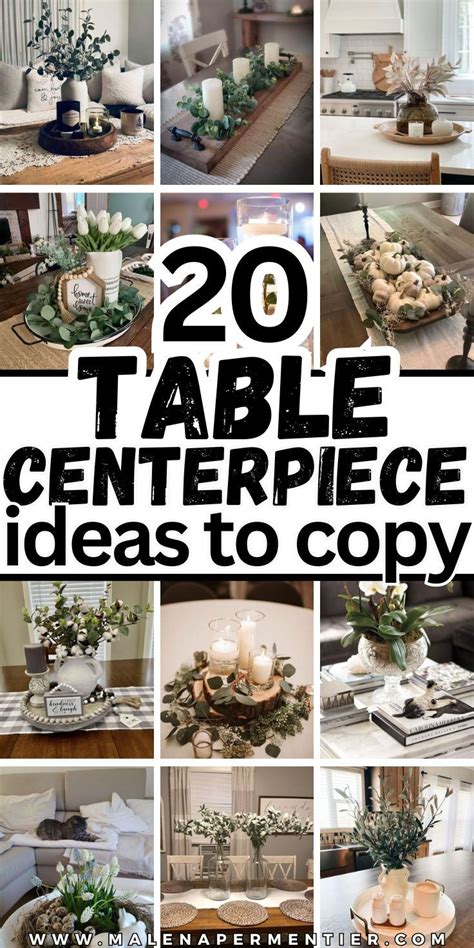 20 Easy Table Centerpieces For Every Day Round Coffee Table Styling