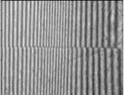 A Shows The Interference Fringe Pattern Of A Wedge Waveguide That Download Scientific Diagram