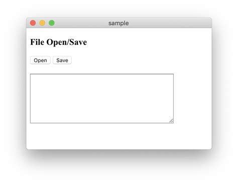 Electronでfileのopenとsave Javascript Qiita