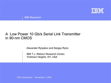 Pdf A Low Power 10 Gbs Serial Link Transmitter In 90 Nm Cmos