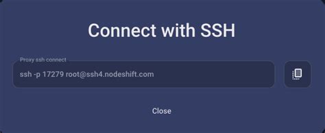 Connect To Gpus Using Ssh Nodeshift Documentation