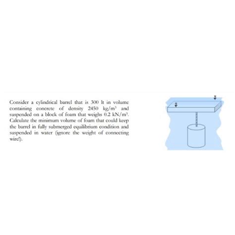 [solved] Consider A Cylindrical Barrel That Is 300 Solutioninn