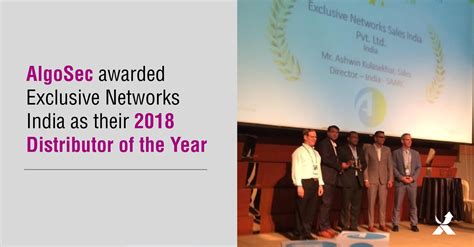 Algosec Awarded Exclusive Networks India 2018 Distributor Of The Year