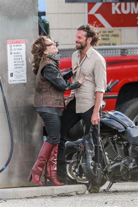 Watch Gaga And Bradley Cooper Make Out On The Set Of A Star Is Born