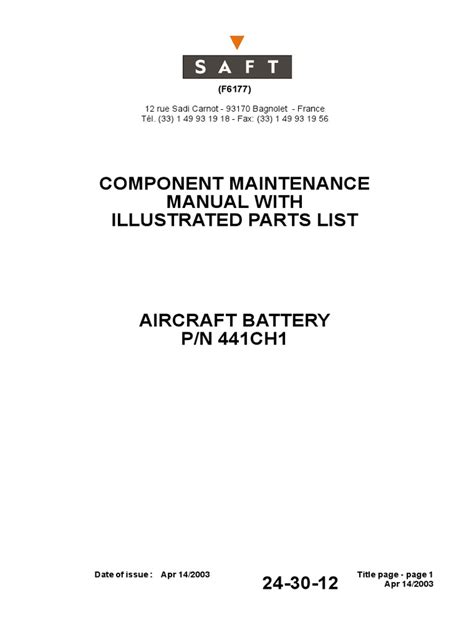 Component Maintenance Manual With Illustrated Parts List Pdf Electricity Electromagnetism
