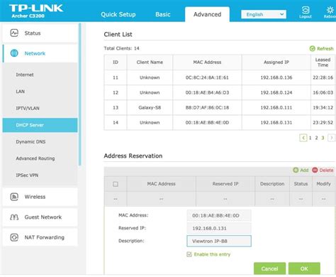 Ip Camera Static Ip Address Setup Dhcp Reservation