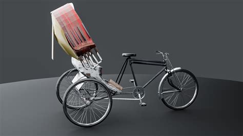 3d Cycle Riksha Model Turbosquid 2337556
