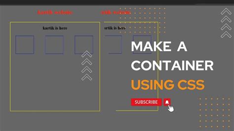 Make A Container Using Css How To Make A Div In Html How To Align Any Div In Center By Using