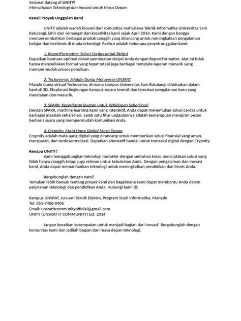 Draft Landing Page Docs Unity Pdf Computers