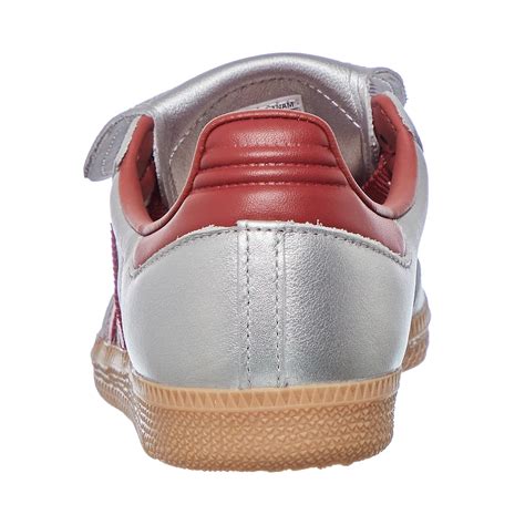 Adidas Samba Lt Silver Metallic Preloved Ruby Gum 3 Hhv