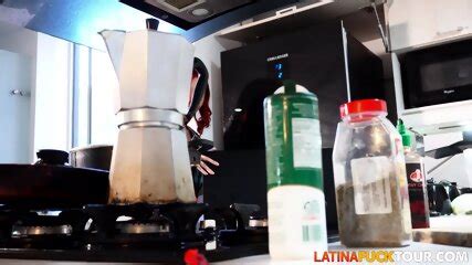 Submissive Latina Slut Fed With Cum