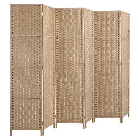 LivingFusion Panel Shyla Pine Wood Room Divider Temple Webster