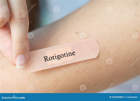 Rotigotine Transdermal Patch Stock Image Image Of Sticker Syndrome 282685865