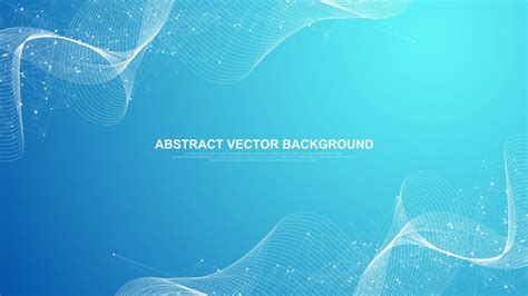 Premium Vector Technology Abstract Lines And Dots Connection Background Connection Digital