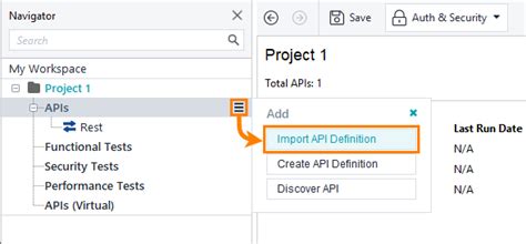 adding more apis to existing projects readyapi documentation
