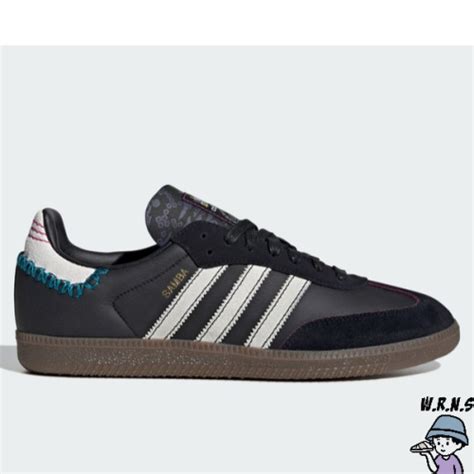 Adidas Samba Og 女鞋 休閒鞋 皮革 麂皮 拼接 黑【wrns】id1141 Rennesshop