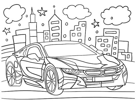 Coloring Pages Of Bmw Cars