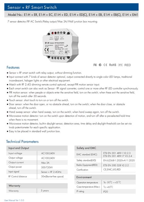 Sensor Rf Smart Switch