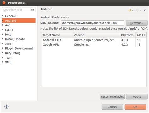 How To Install Android SDK And Eclipse ADT On Linux Mint Ubuntu ITzGeek