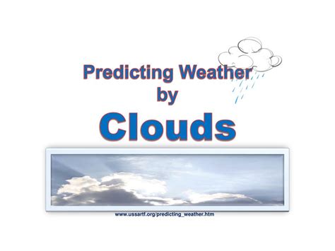 PPT Predicting Weather By Clouds PowerPoint Presentation Free Download ID