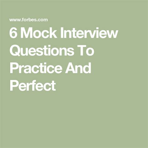 6 Most Common Mock Interview Questions To Practice Mock Interview