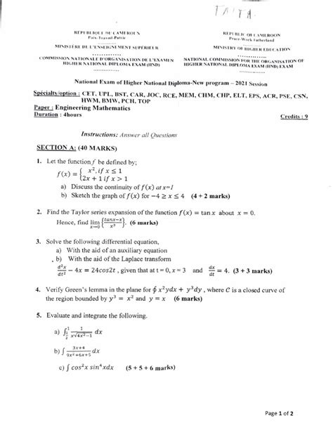 2021 Hnd Questions File 2 Pdf Qualifications Vocational Education