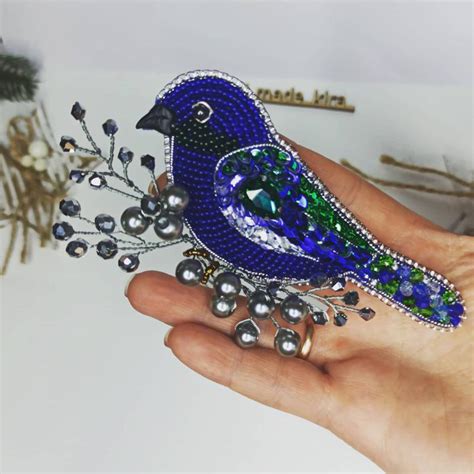 Брошка птах 🐦 — ціна 450 грн у каталозі Брошки Купити аксесуари за доступною ціною на Шафі