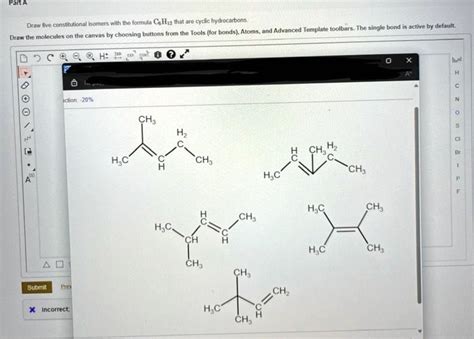 Solved Draw Five Constitutional Isomers With The Formula C6h12 That Are Cyclic Hydrocarbons