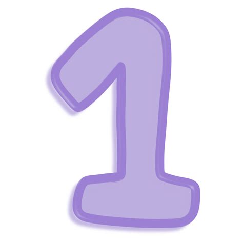 Colorful Number Cute 30347223 Png