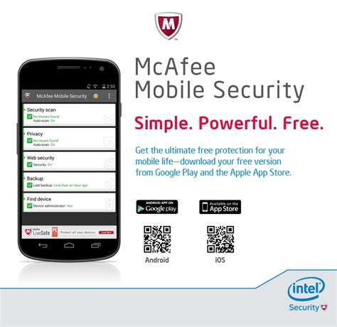 Mcafee® Mobile Security Gratuit Pentru Android Ios Subiectiv