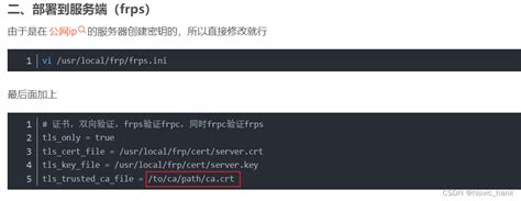 Frp Ssl 双向验证 Csdn博客