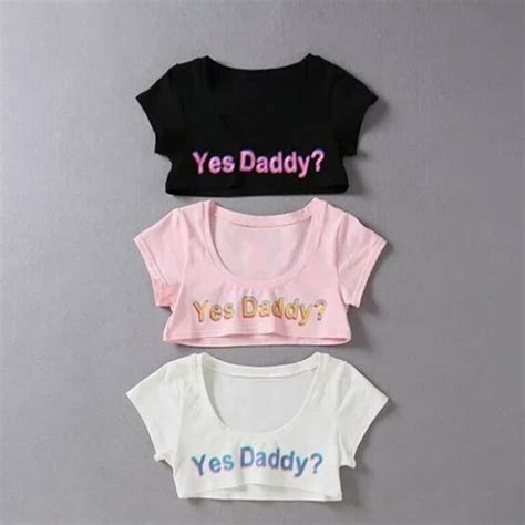 Yes Daddy Crop Top Sissylover