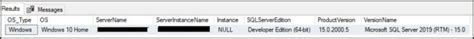 T SQL Query To Find SQL Server And Windows OS Version Dbalyfe