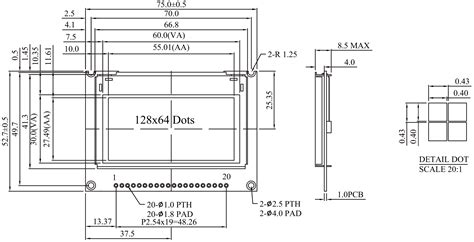 128x64 Oled Graphic Display