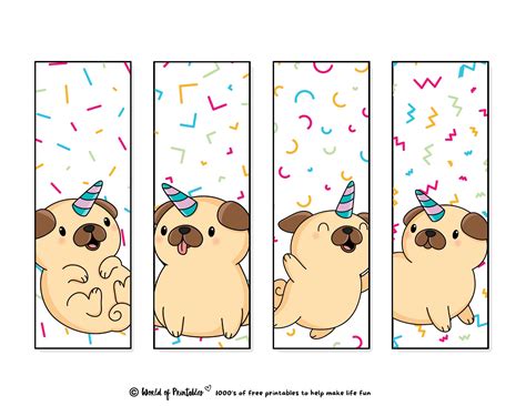 Cute Bookmarks 80 Cute Printable Bookmarks World Of Printables