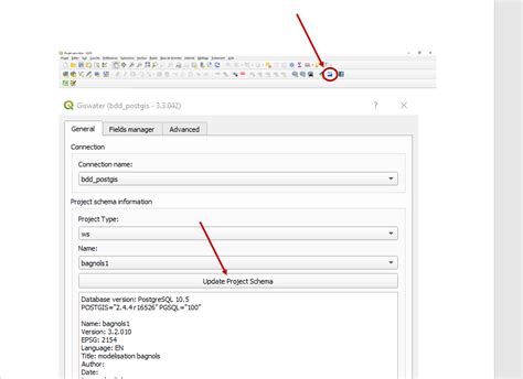 Versi N De Pluggin Diferente A Versi N De Base De Datos Issue Giswater Giswater Qgis