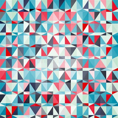Seamless Abstract Pattern With Triangles Stock Vector Illustration Of Effect Light 92102065