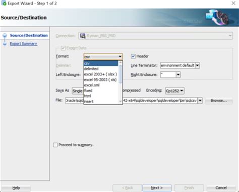 Creating An Ebs Target Application In Data Management From A Sql Query