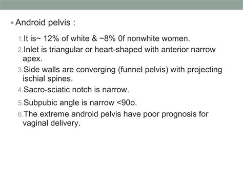 Anatomy Of The Bony Pelvis A Study In Android Structure Ppt