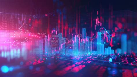 Stock And Forex Trading Chart Digits And Numbers Binary Data And Digital Code Concept