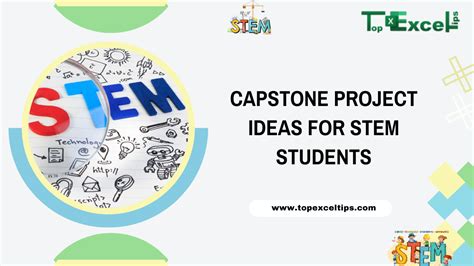 Best Capstone Project Ideas For STEM Babes