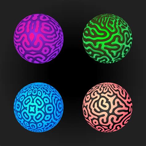 Vector Pattern Surface Spheres Set 13415396 Vector Art At Vecteezy