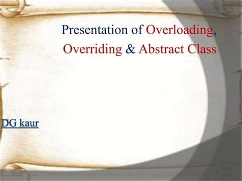 Function Overloadingc Ppt