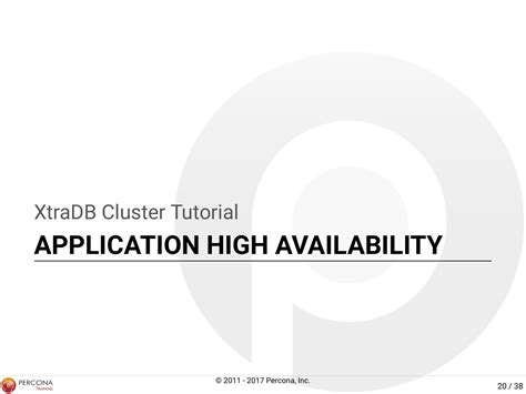 Percona Xtradb Cluster Webinar