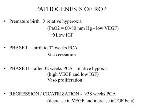 Rop Retinopathy Of Prematurity Ppt