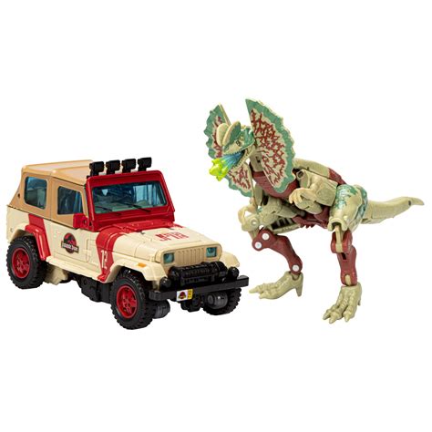 Transformers Collaborative Jurassic Park X Toys Dilophocon And Autobot Jp12